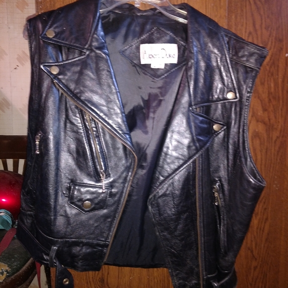 albert duke | Jackets & Coats | Womens Extra Large Motorcycle Vest By ...